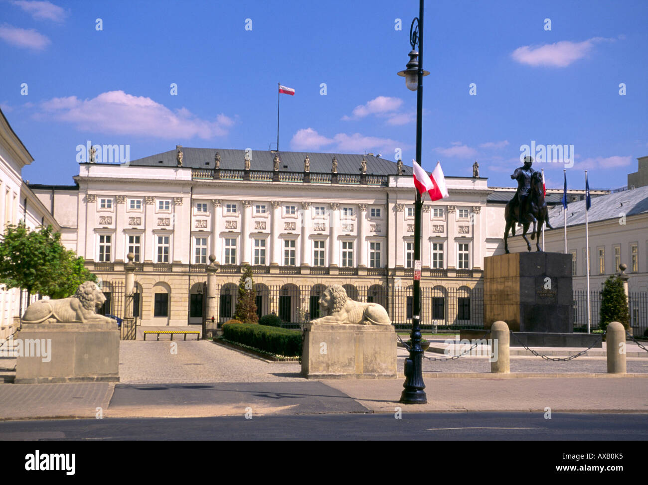 Radziwill Palace, Seat of the President, Warsaw, Poland Stock Photo - Alamy