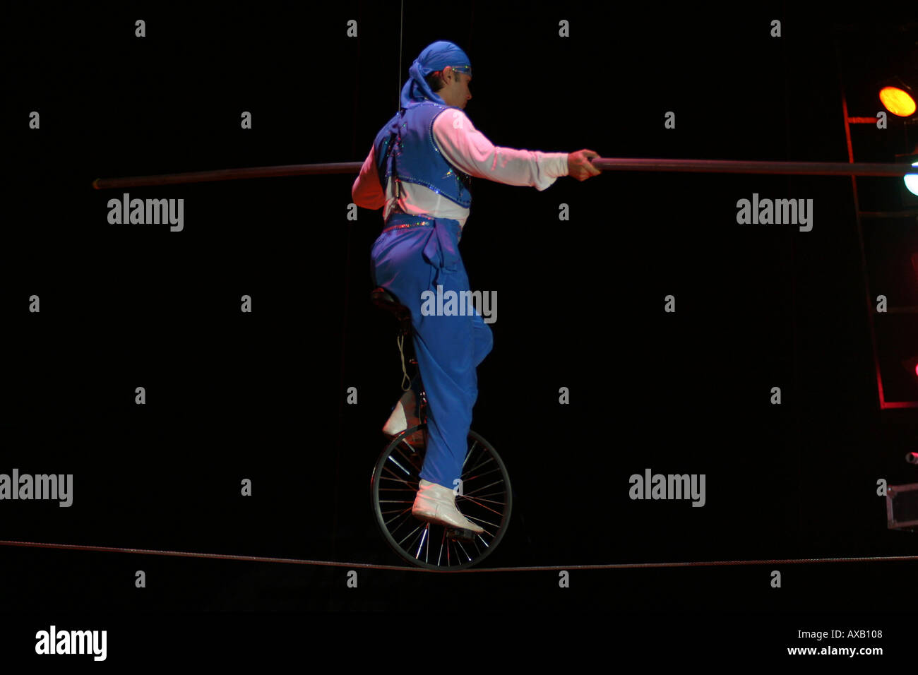 Tightrope walker circus hi-res stock photography and images - Alamy