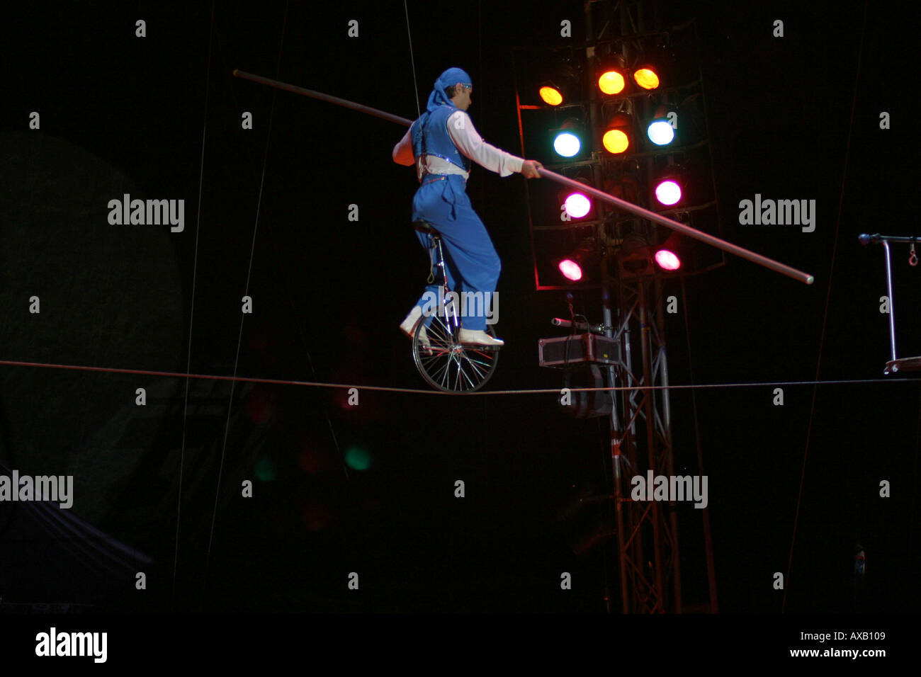 An acrobat performing at the Moscow State Circus Stock Photo - Alamy