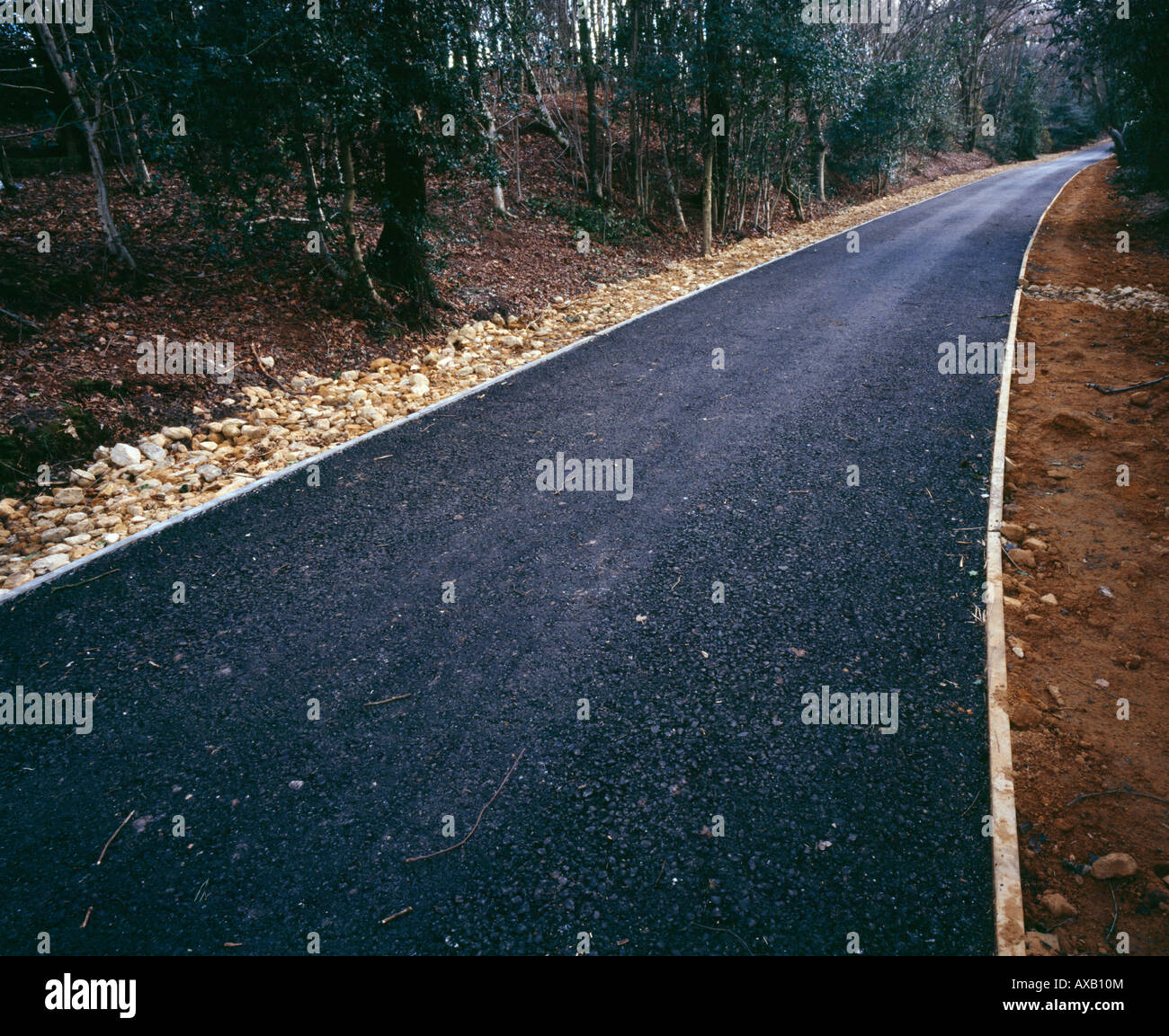 New road built on an ancient track Hindhead Surrey England UK Stock ...