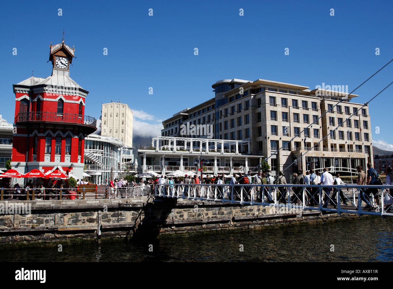 waterfront swing bridge v&a waterfront cape town western cape province ...