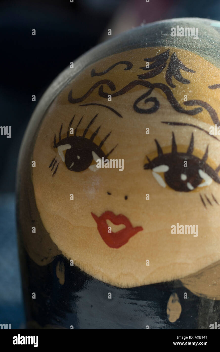 Close up of a Babushka doll Stock Photo - Alamy