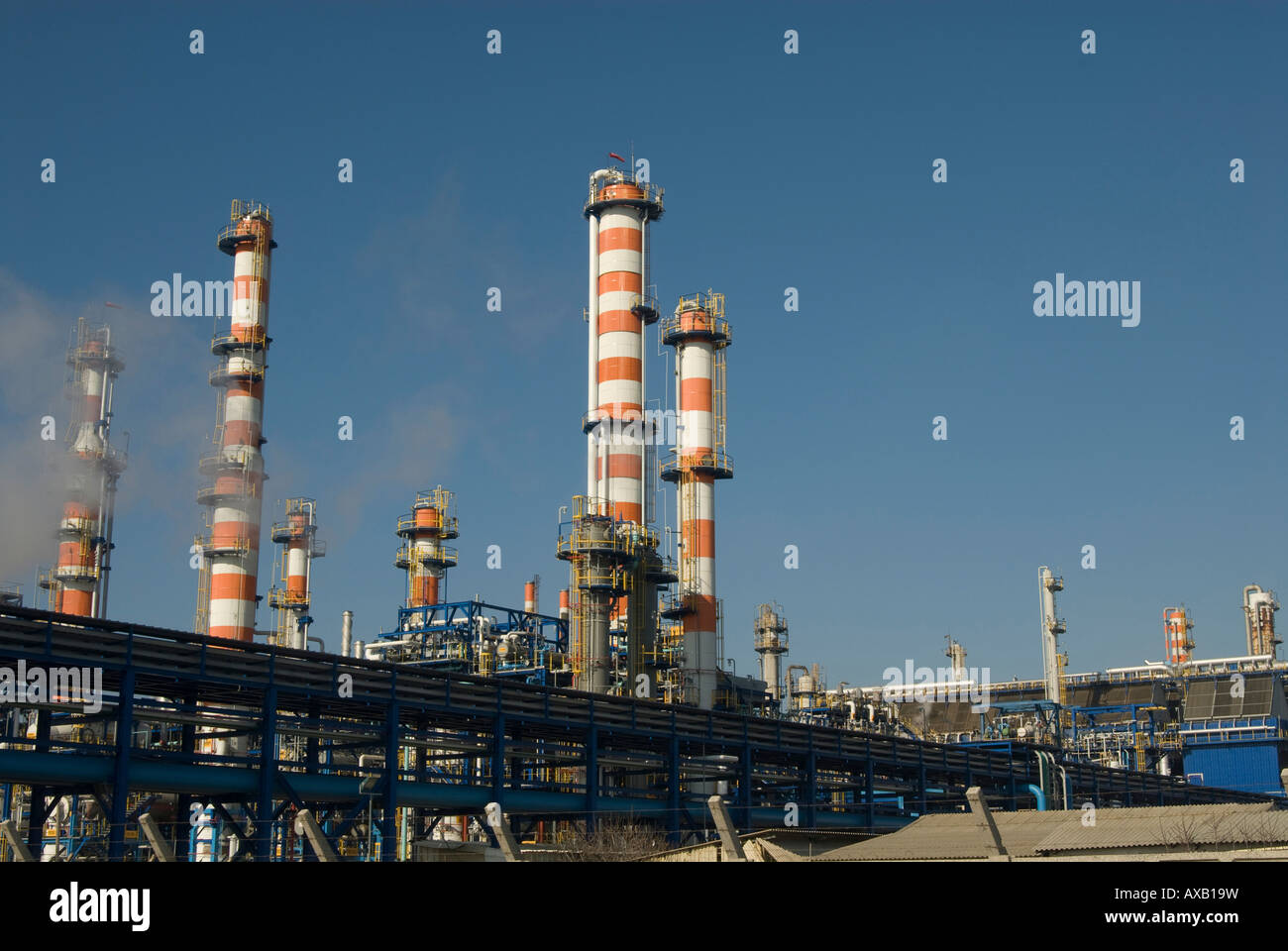 Israel Haifa bay Petrochemical factory Stock Photo - Alamy