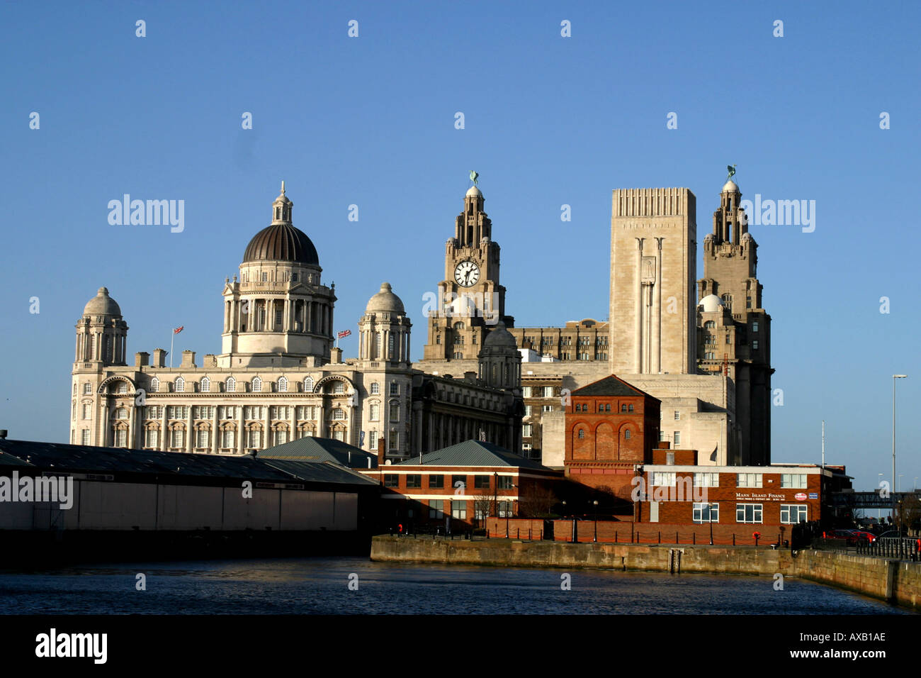 The three graces in Liverpool Stock Photo - Alamy