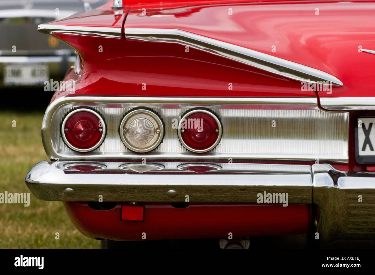 American old car from behind Stock Photo - Alamy