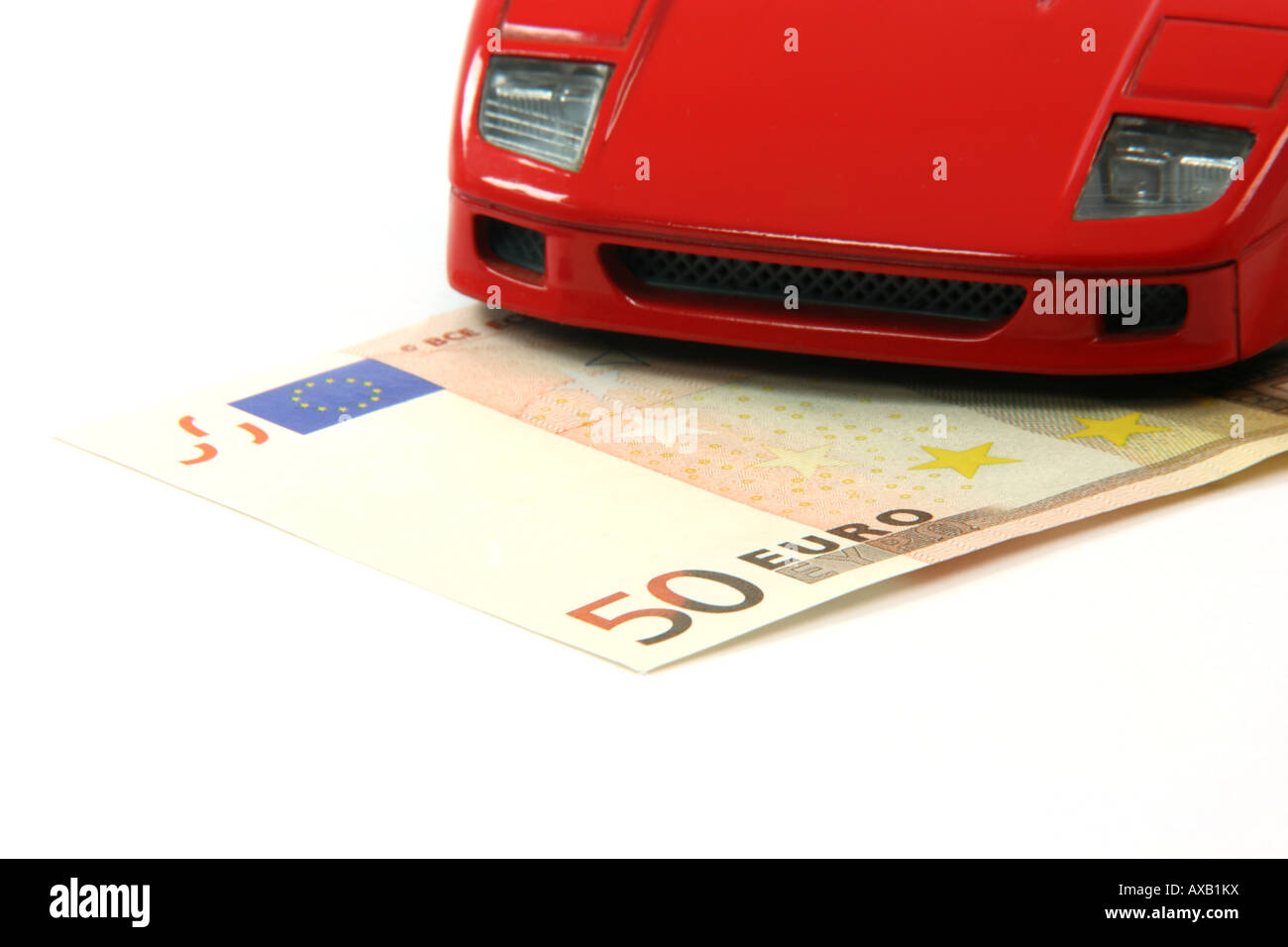 car expenses business and finance concepts on white background Stock ...