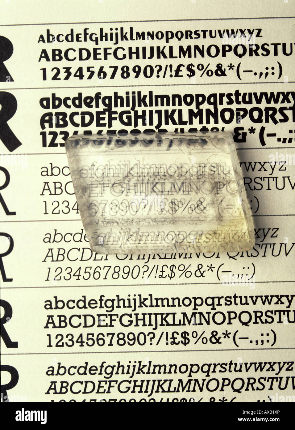 Double refraction or birefringence when light passes through a crystal ...