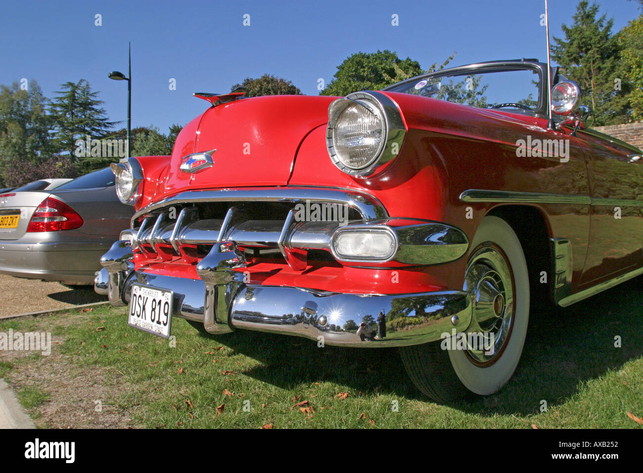 1954 Red Chevrolet Stock Photo - Alamy