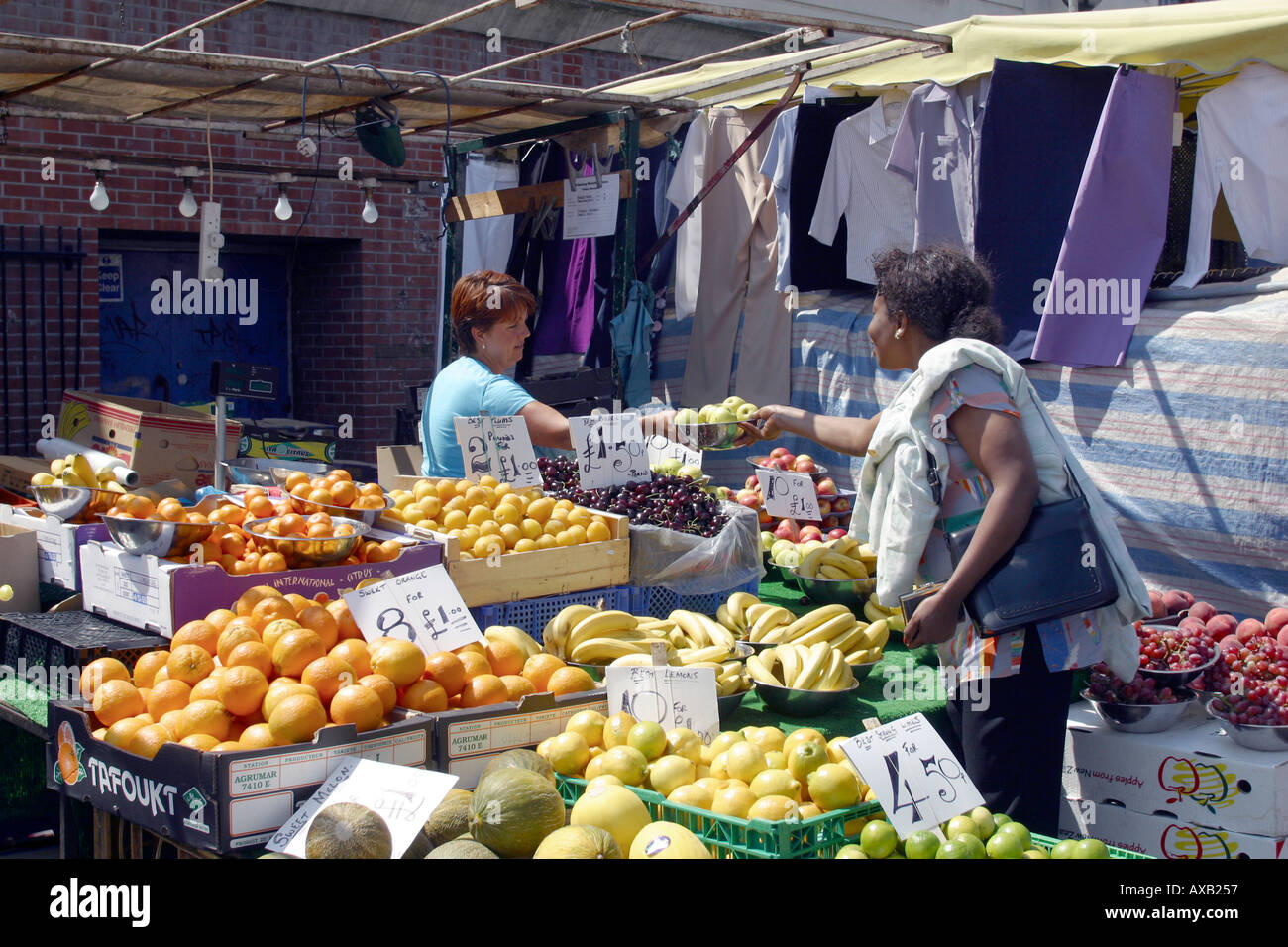 Market dalston east london shopping hi-res stock photography and images ...