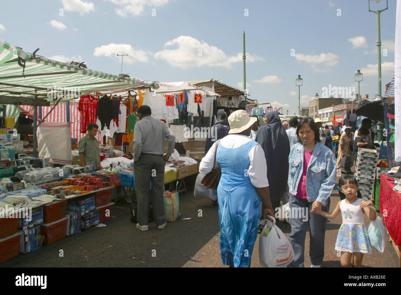 Ridley Road street Market Dalston Hackney London GB UK Stock Photo - Alamy