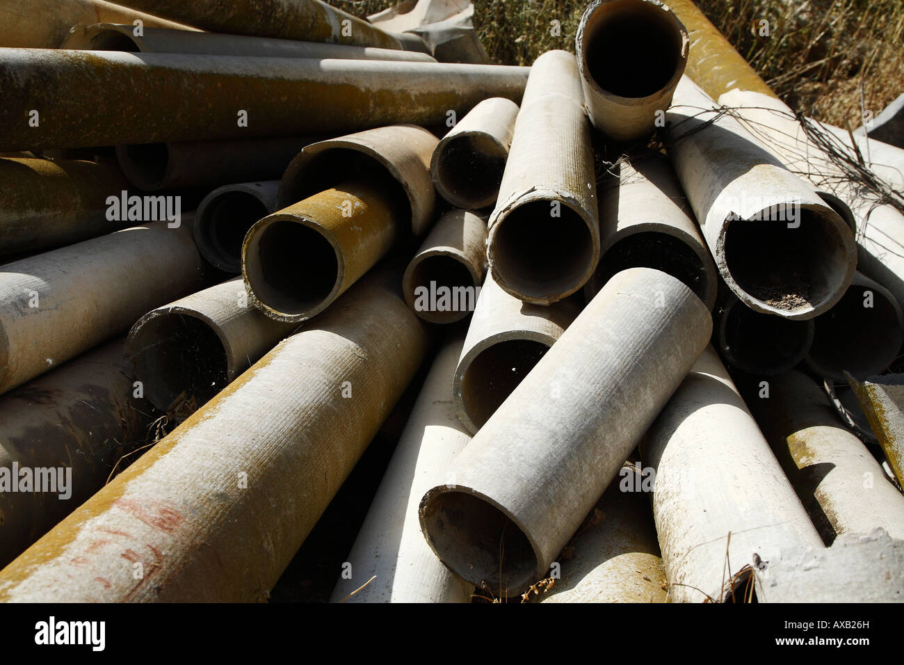 israel industrial area pipes Stock Photo - Alamy