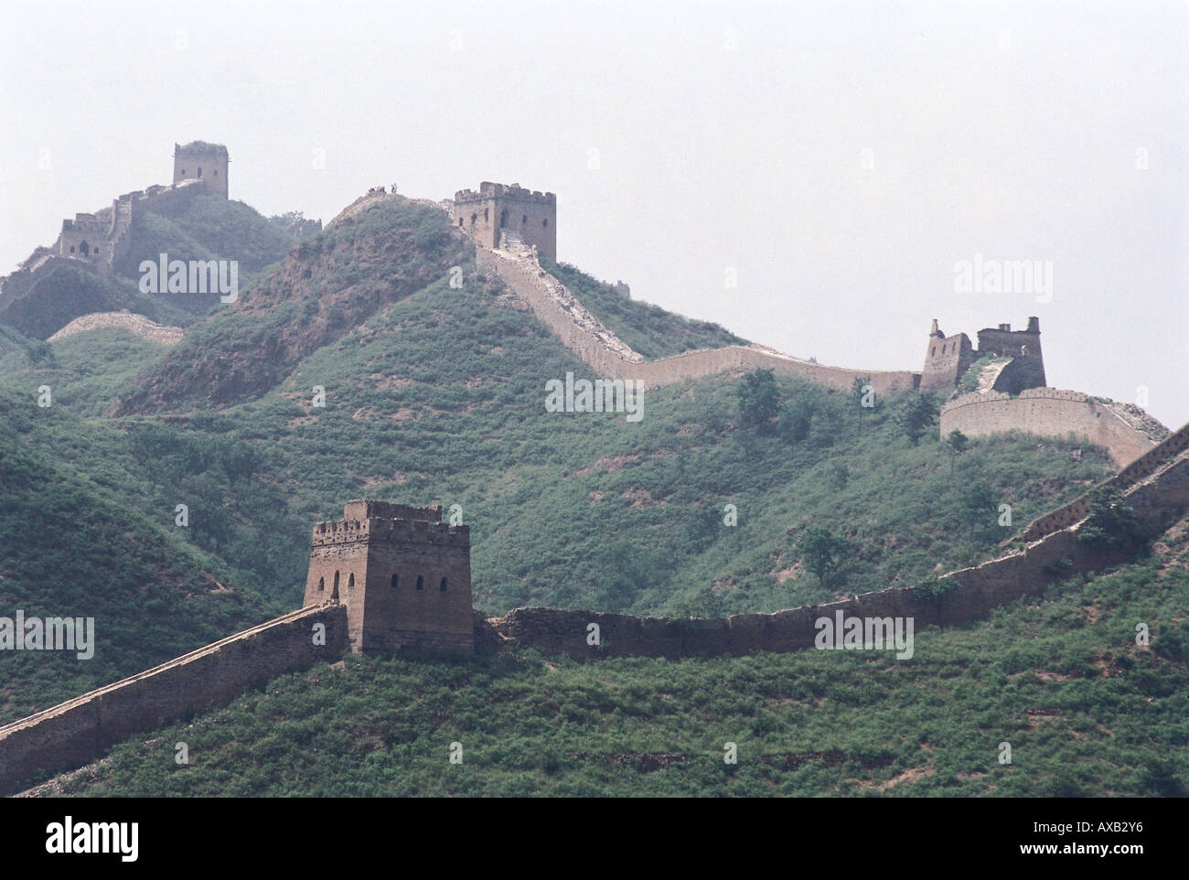 View at the Great Wall of China, Simitai, China, Asia Stock Photo - Alamy