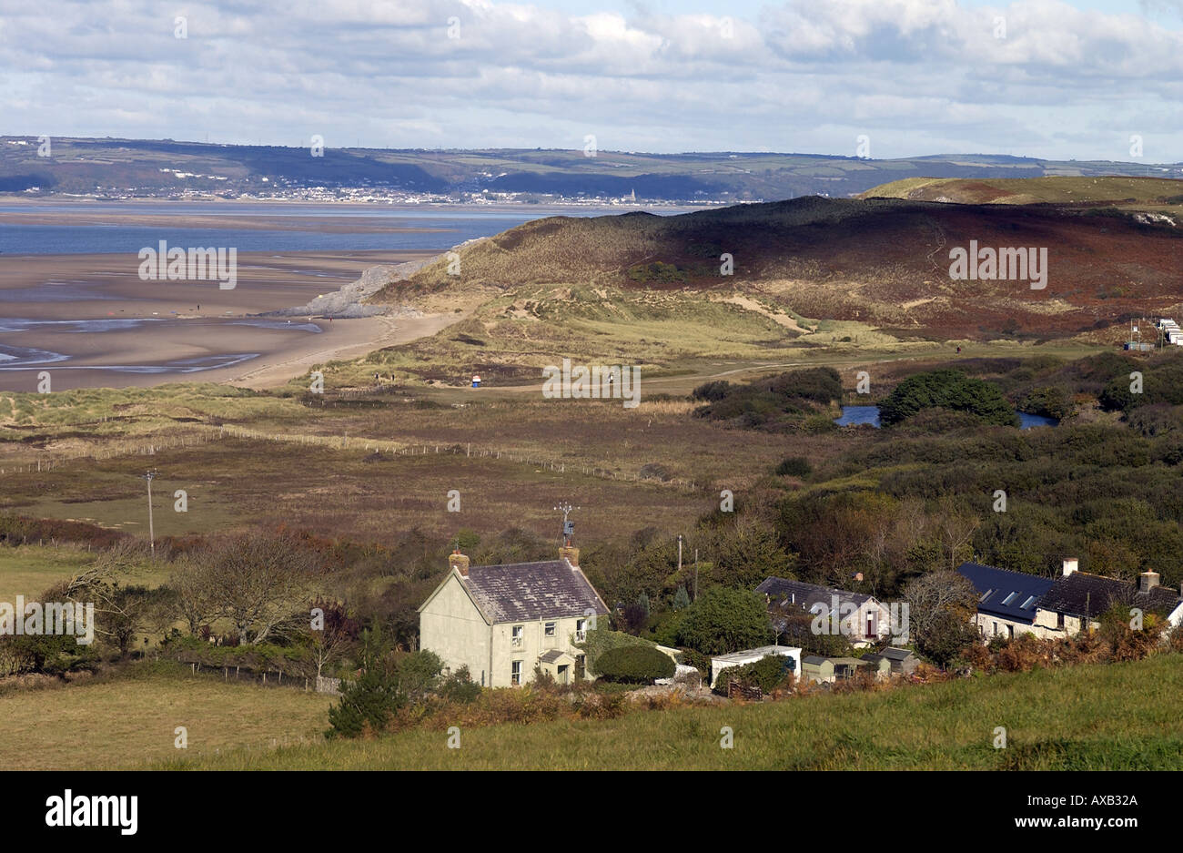 Gower Broughton Wales UK Stock Photo - Alamy