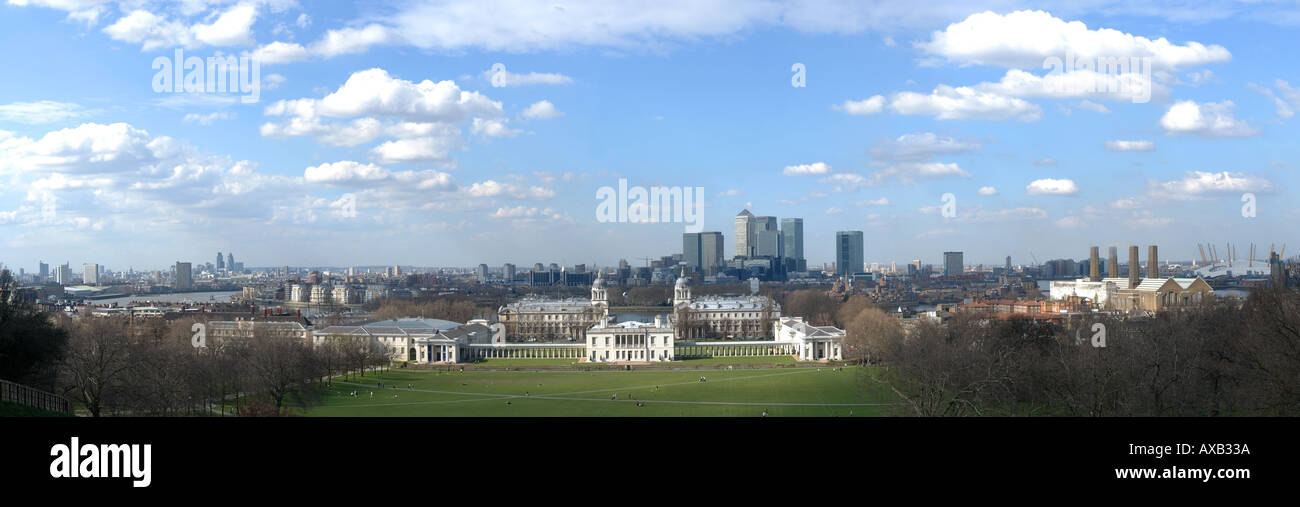 Greenwich View From Greenwich Park London view of the city of London ...