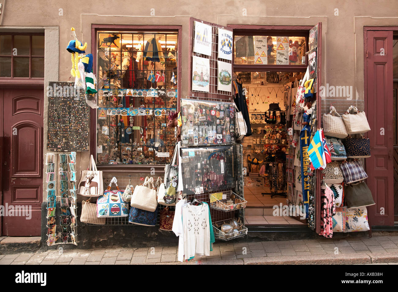 Souvenier Shop Gamla Stan Stockholm Sweden Stock Photo - Alamy