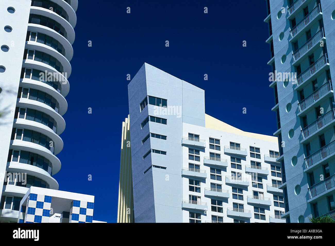 Postmodern Buidings, Miami Beach, Miami Florida, USA Stock Photo - Alamy