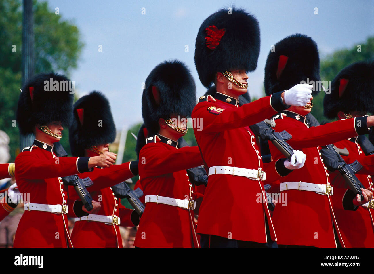 Changing of the Guard, Buckingham Palace, London England, Great Britain ...