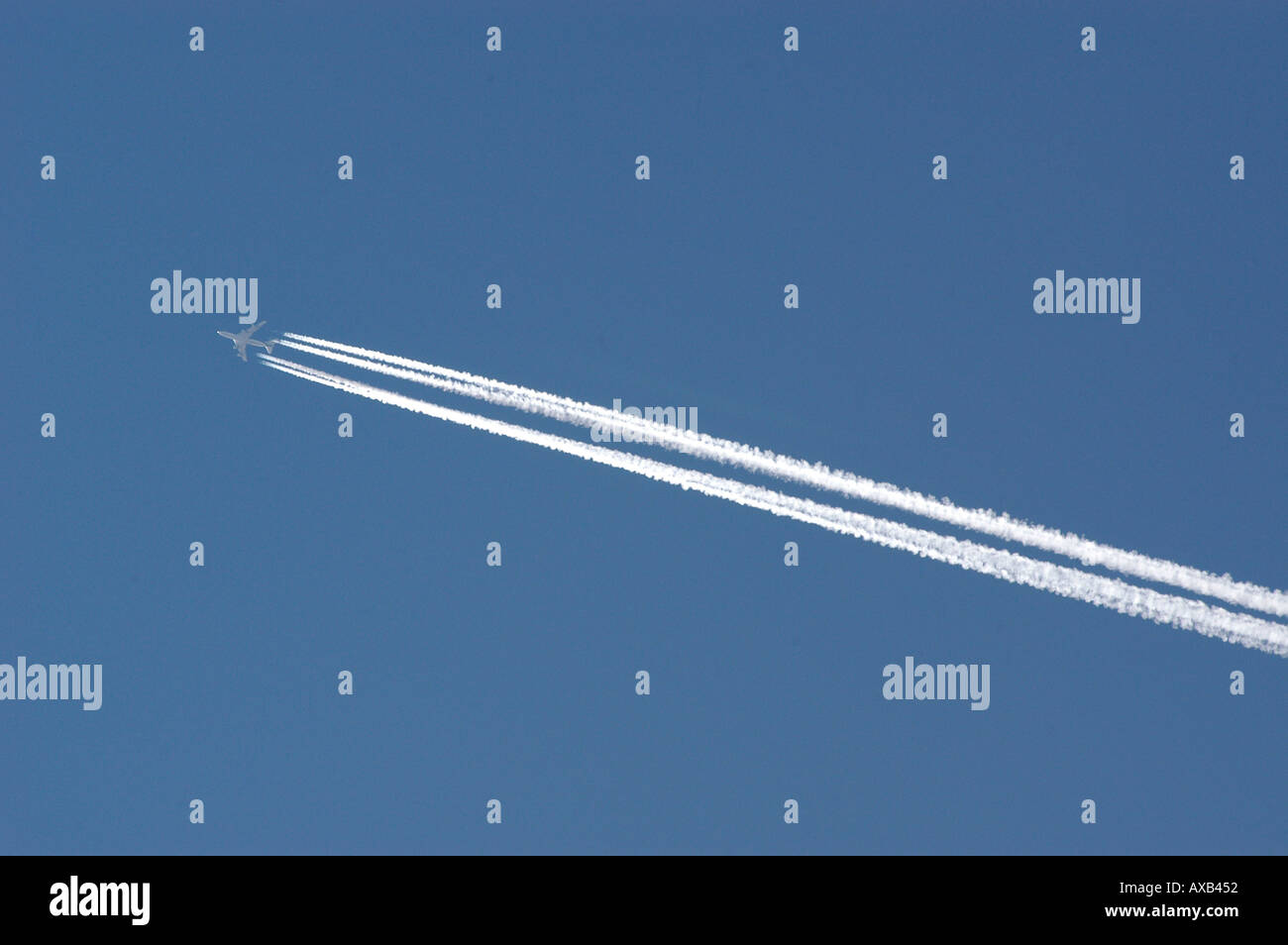 Aircraft in Flight Wales UK AJ2 Stock Photo - Alamy