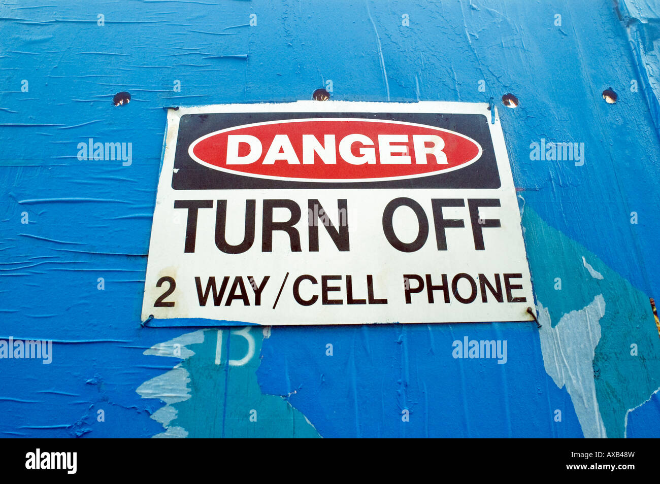 Sign Warning Blasting High Resolution Stock Photography and Images - Alamy
