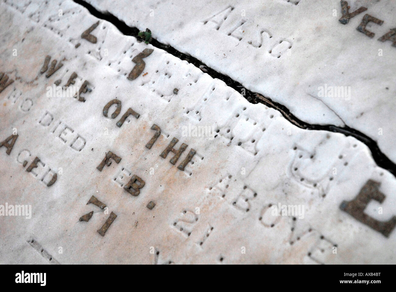 Cracked grave hi-res stock photography and images - Alamy
