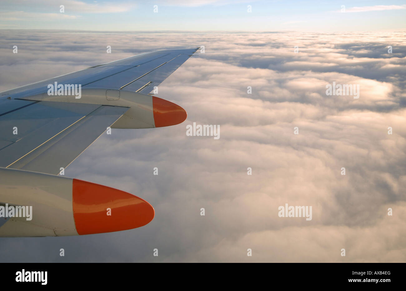 View from inside an aeroplane Stock Photo - Alamy