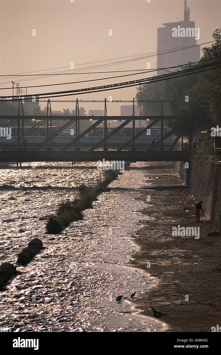 Mapocho River, Santiago Chile Stock Photo - Alamy