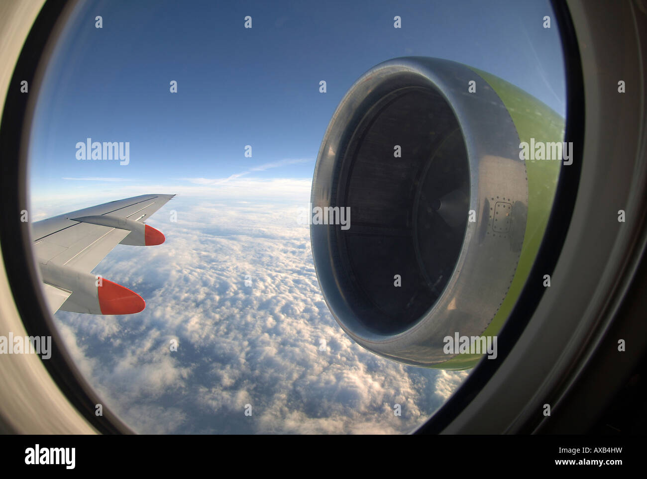View from inside an aeroplane Stock Photo, Royalty Free Image: 16788564 ...