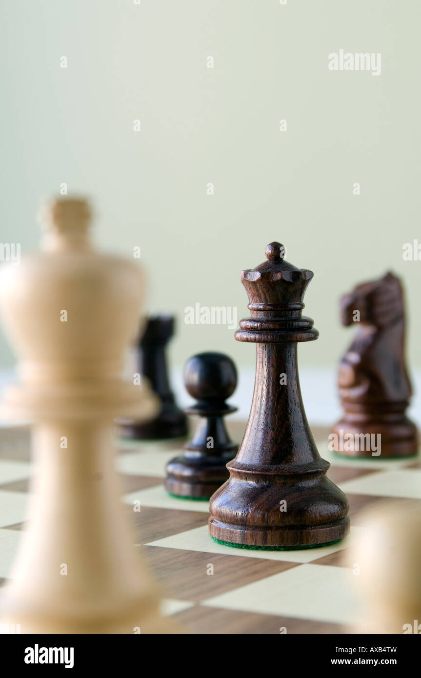 Chess game pieces Stock Photo - Alamy