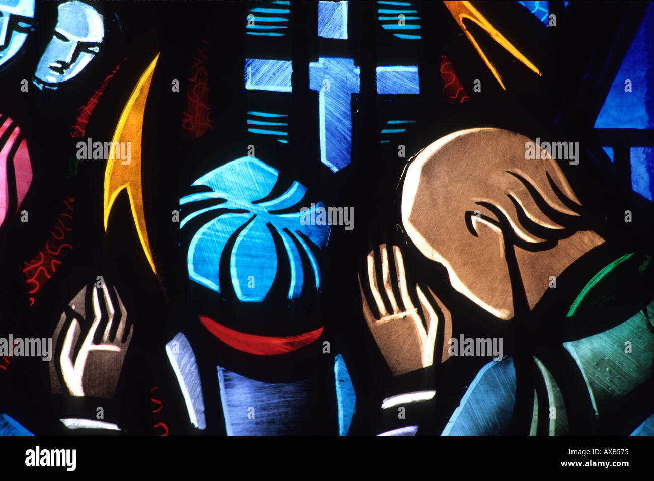 Man praying painting hi-res stock photography and images - Alamy