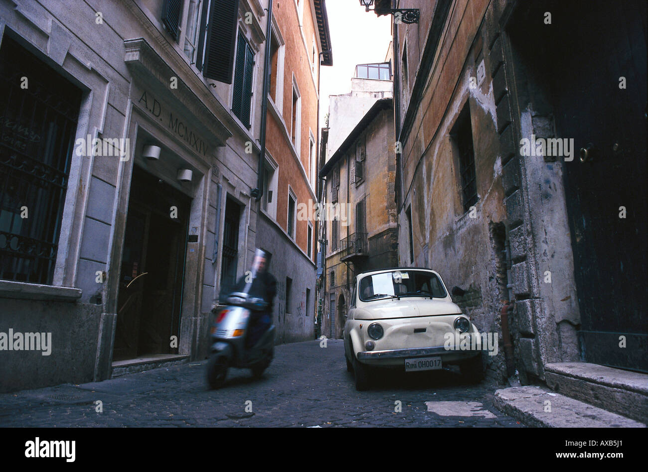 Car driving rome hi-res stock photography and images - Alamy