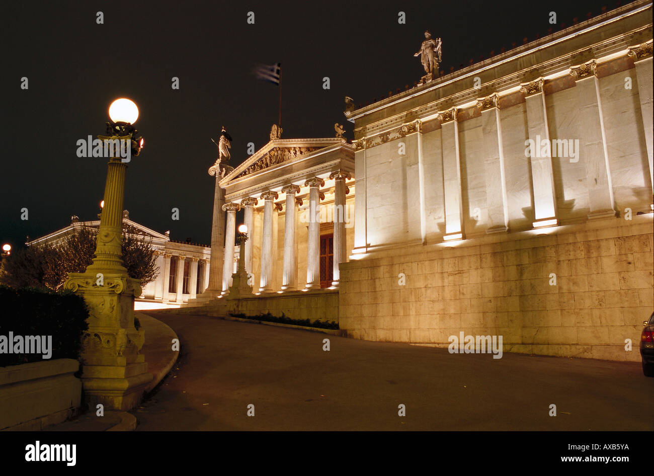 Athens by night hi-res stock photography and images - Alamy
