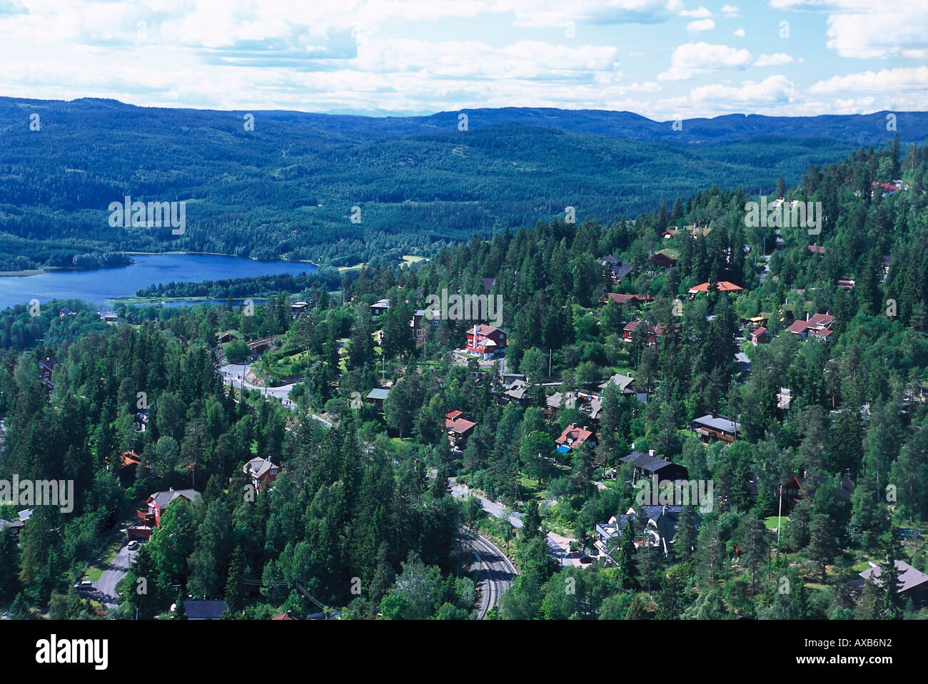 Rolling Oslo countryside, Oslo Norway Stock Photo - Alamy