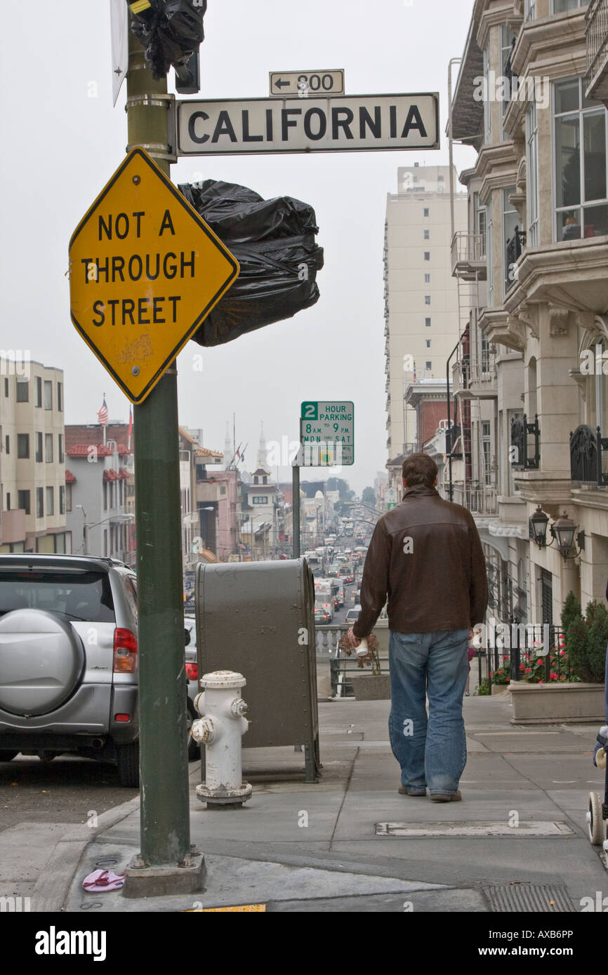 California street in San Francisco Stock Photo - Alamy