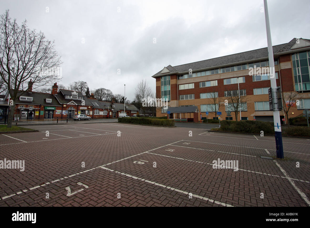 Farnborough Hampshire Main Railway Station with Adjacent Office ...