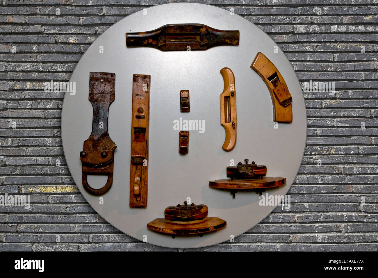 Old cutting tools for barrels production Stock Photo - Alamy