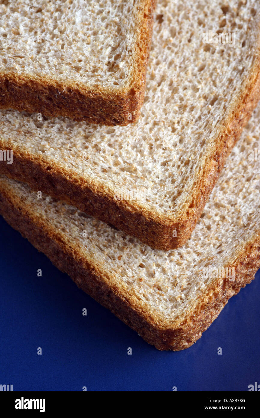 Wholemeal bread slices Stock Photo - Alamy