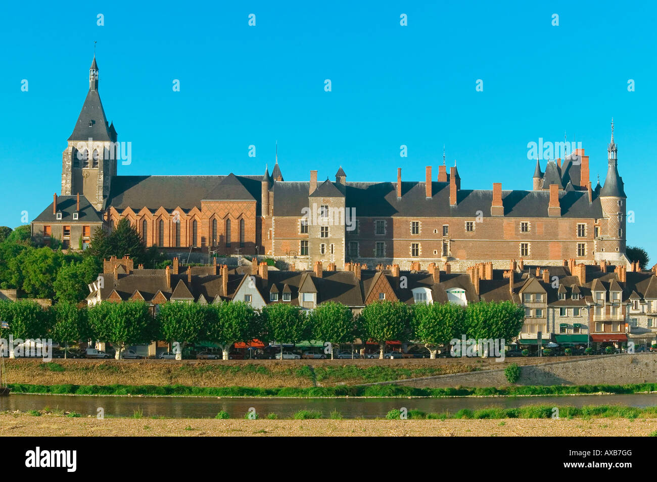 CASTLE - GIEN - LOIRET - FRANCE Stock Photo - Alamy