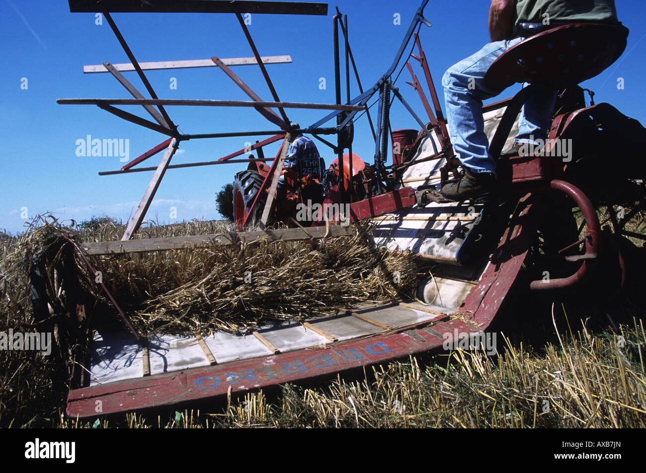 Binder & Farm Hand Stock Photo - Alamy