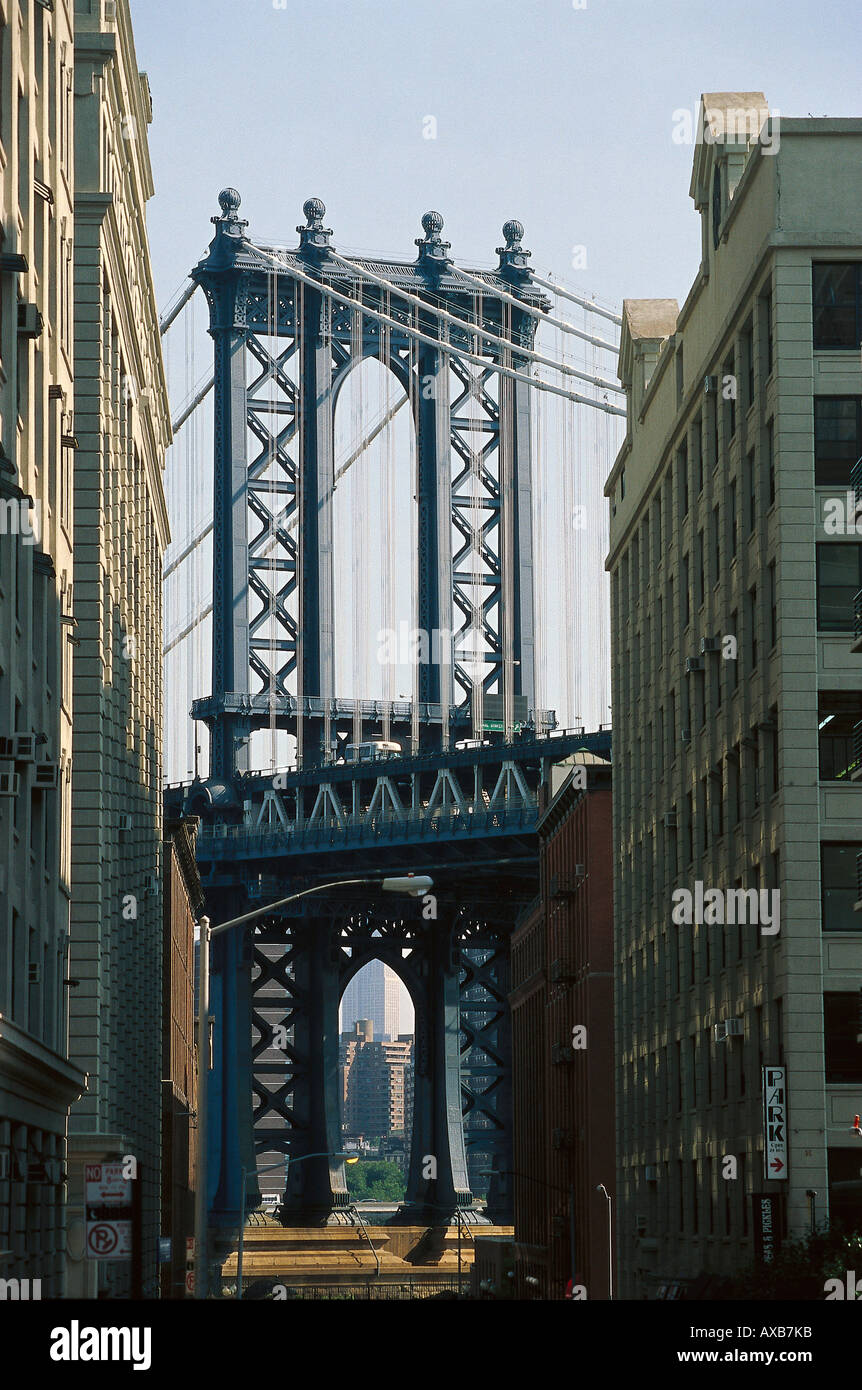 Manhattan Bridge from Dumbo, Down Under the Manhattan Bridge Overpass ...