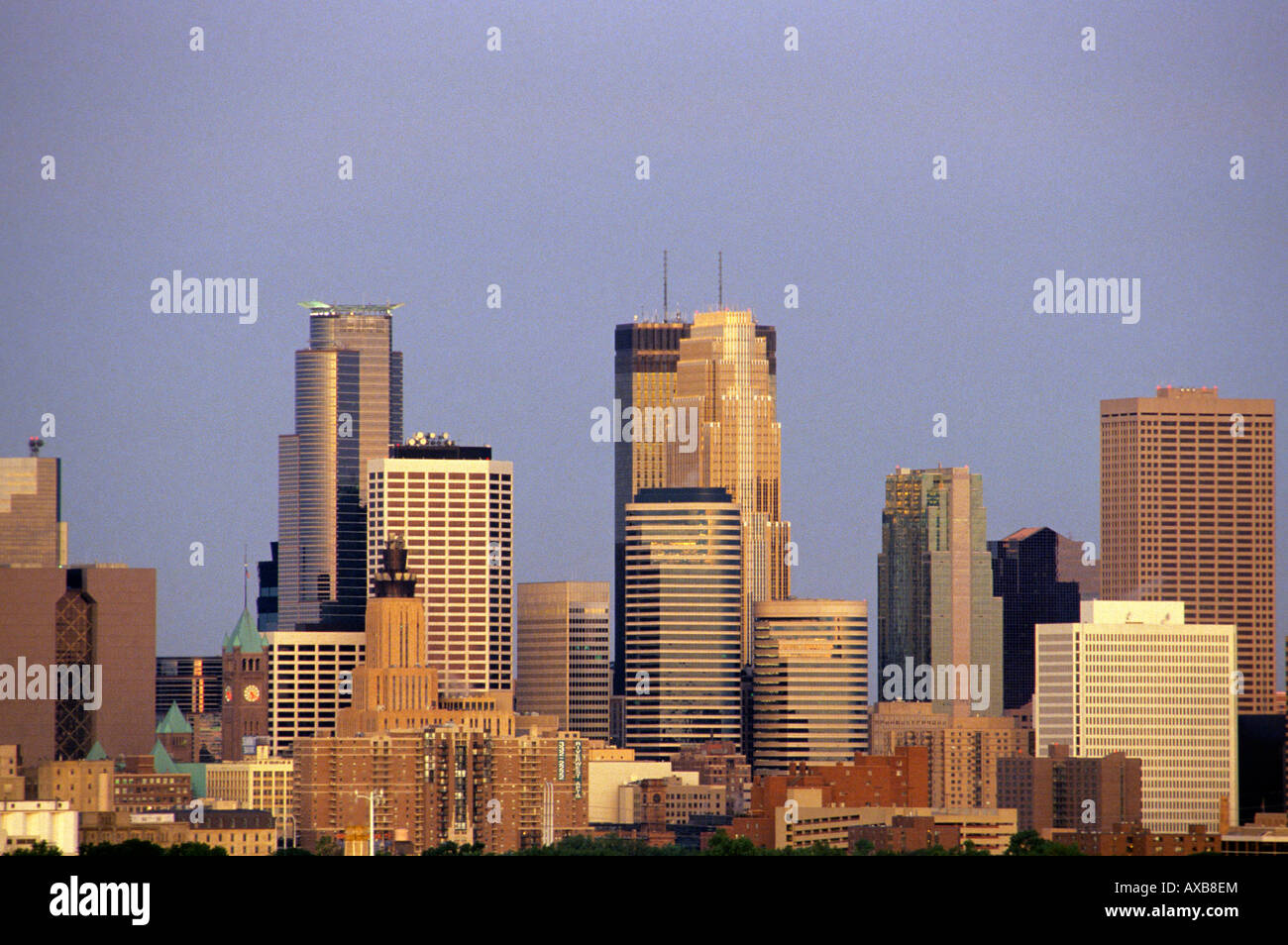 Downtown minneapolis skyline on hi-res stock photography and images - Alamy