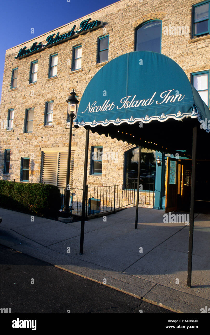 HISTORIC NICOLLET ISLAND INN, MISSISSIPPI RIVERFRONT AREA OF ...