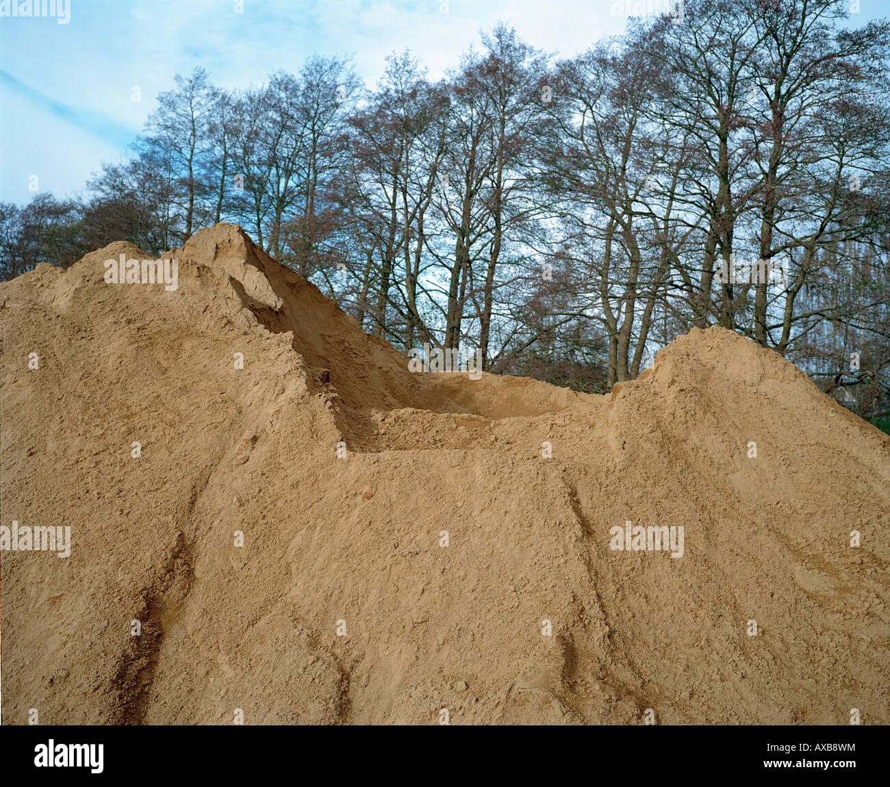 A pile of sand Stock Photo - Alamy