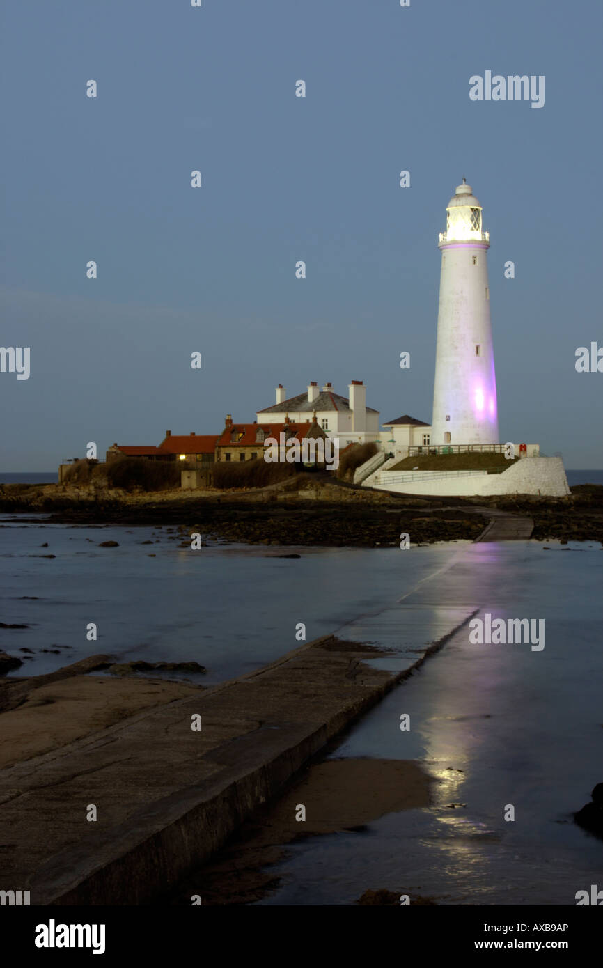 st marys lighthouse, whitley bay Stock Photo - Alamy