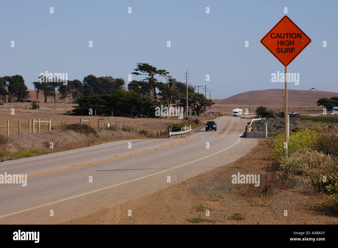 Highway 1 Big Sur coast California USA Stock Photo - Alamy