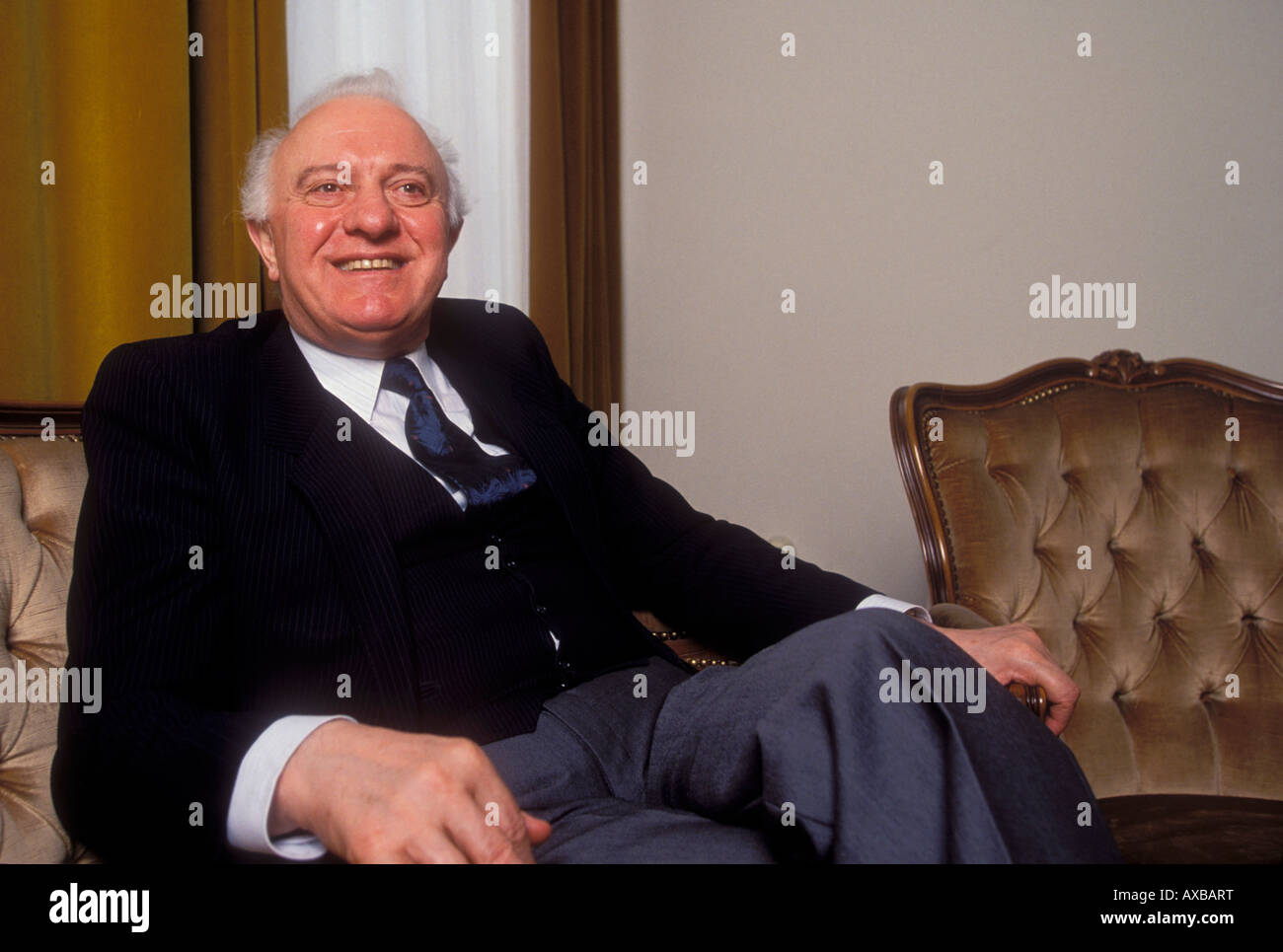 Eduard Shevardnadze, Georgian politician, who became the president of ...