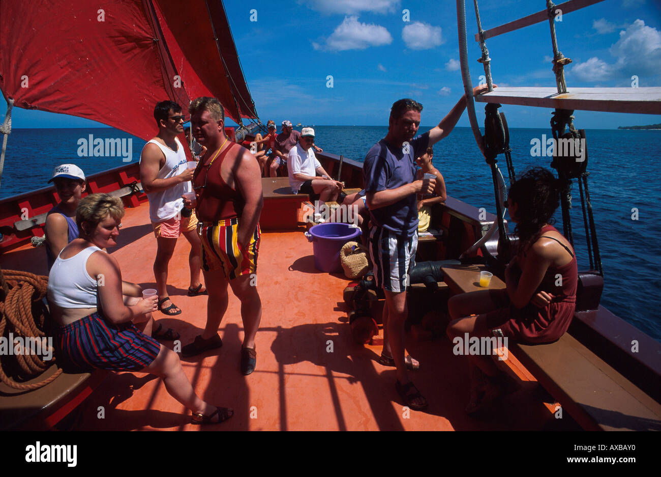 Pirate Cruise, Segeltoern, Barbados Stock Photo - Alamy