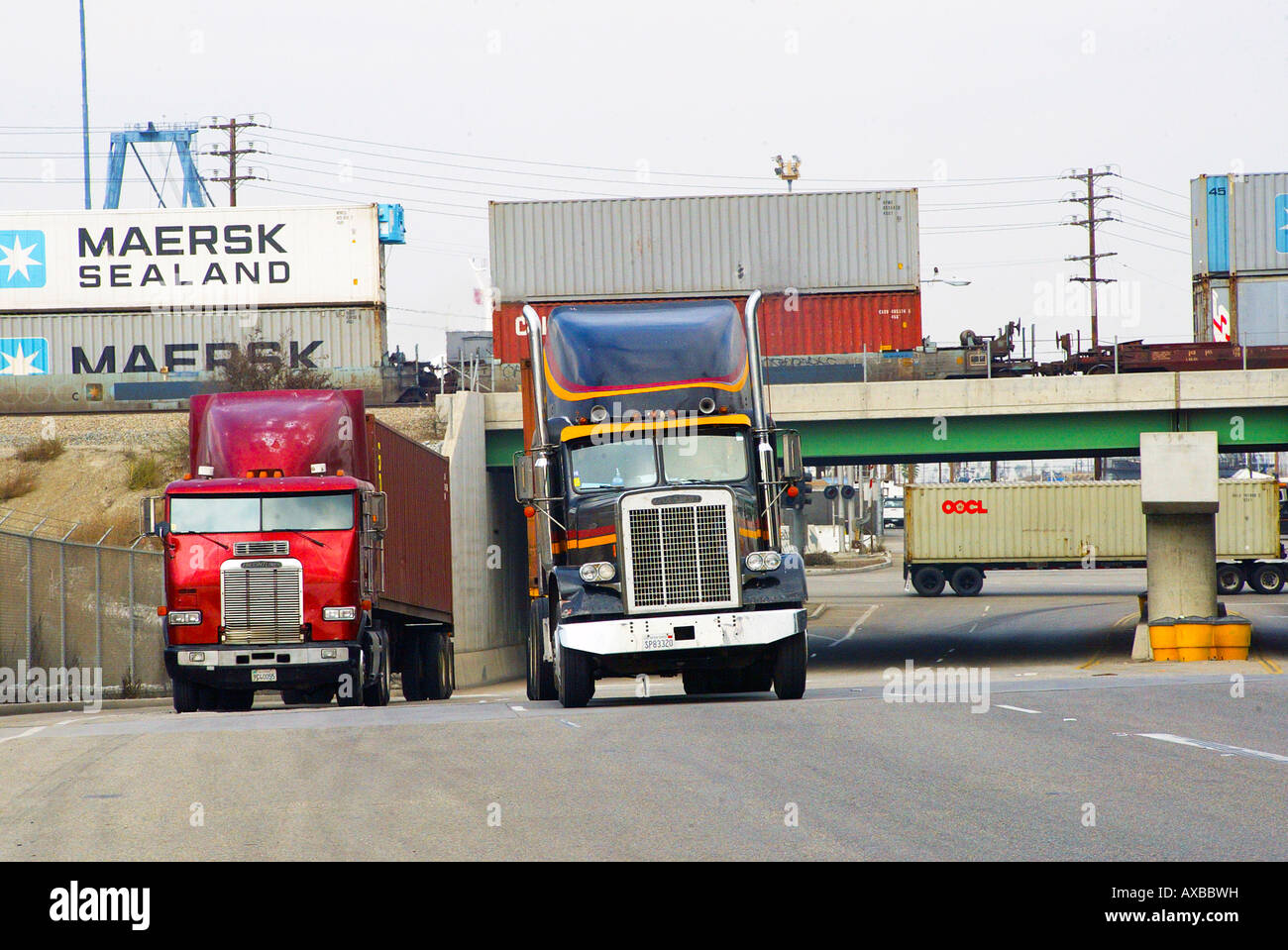 Cargo container accident hi-res stock photography and images - Alamy