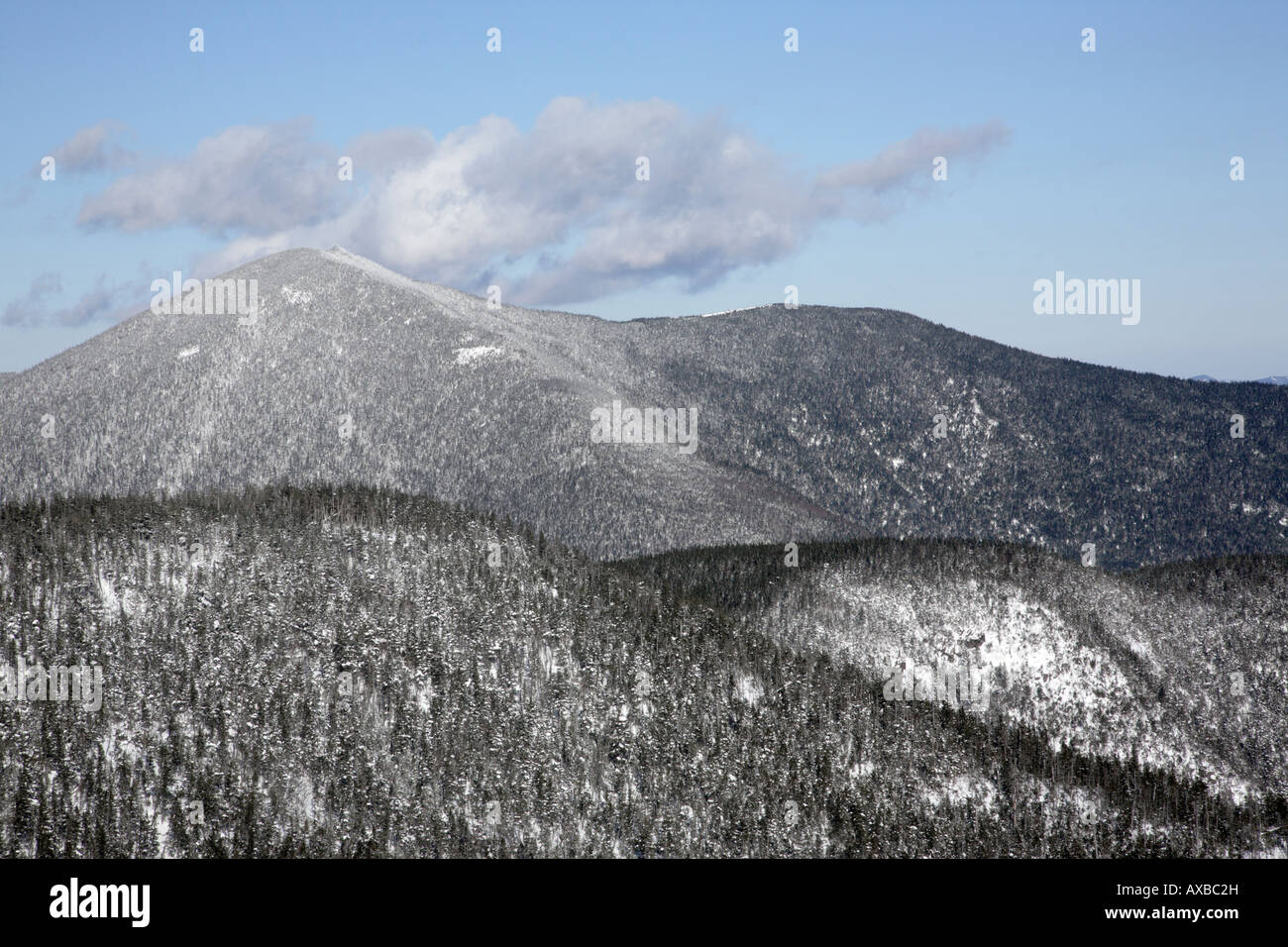 Mt. Carrigan from Hancock Loop Trail in the White Mountains, New ...