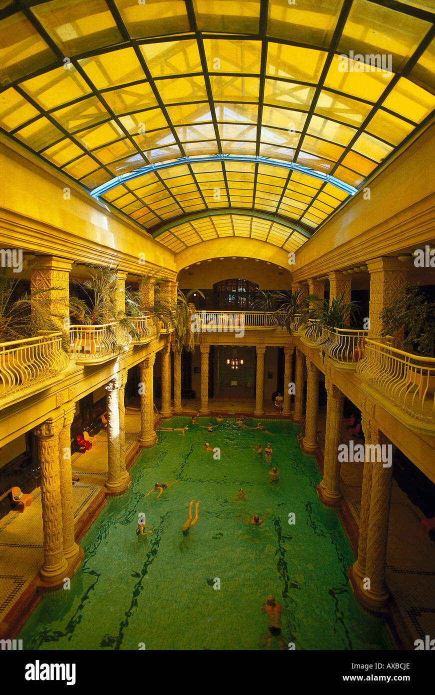 Gellert Baths, Budapest, Hungary Stock Photo - Alamy