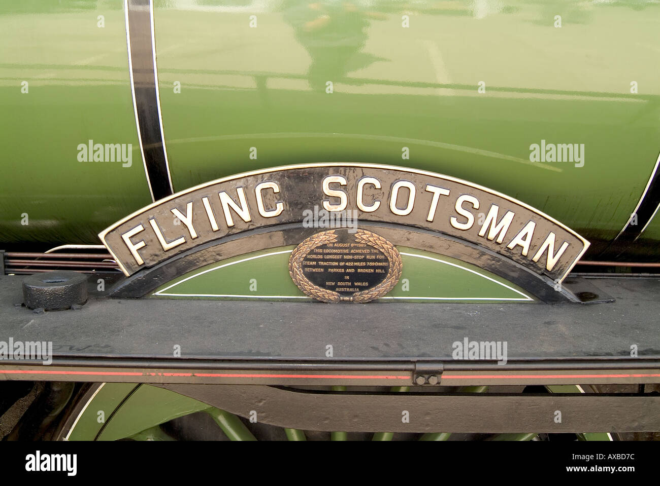 Flying scotsman nameplate hi-res stock photography and images - Alamy
